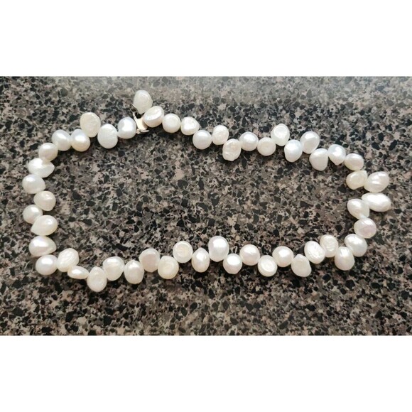 Unbranded | Jewelry | Vintage Large Freshwater Pearl 8 Necklace 925 ...